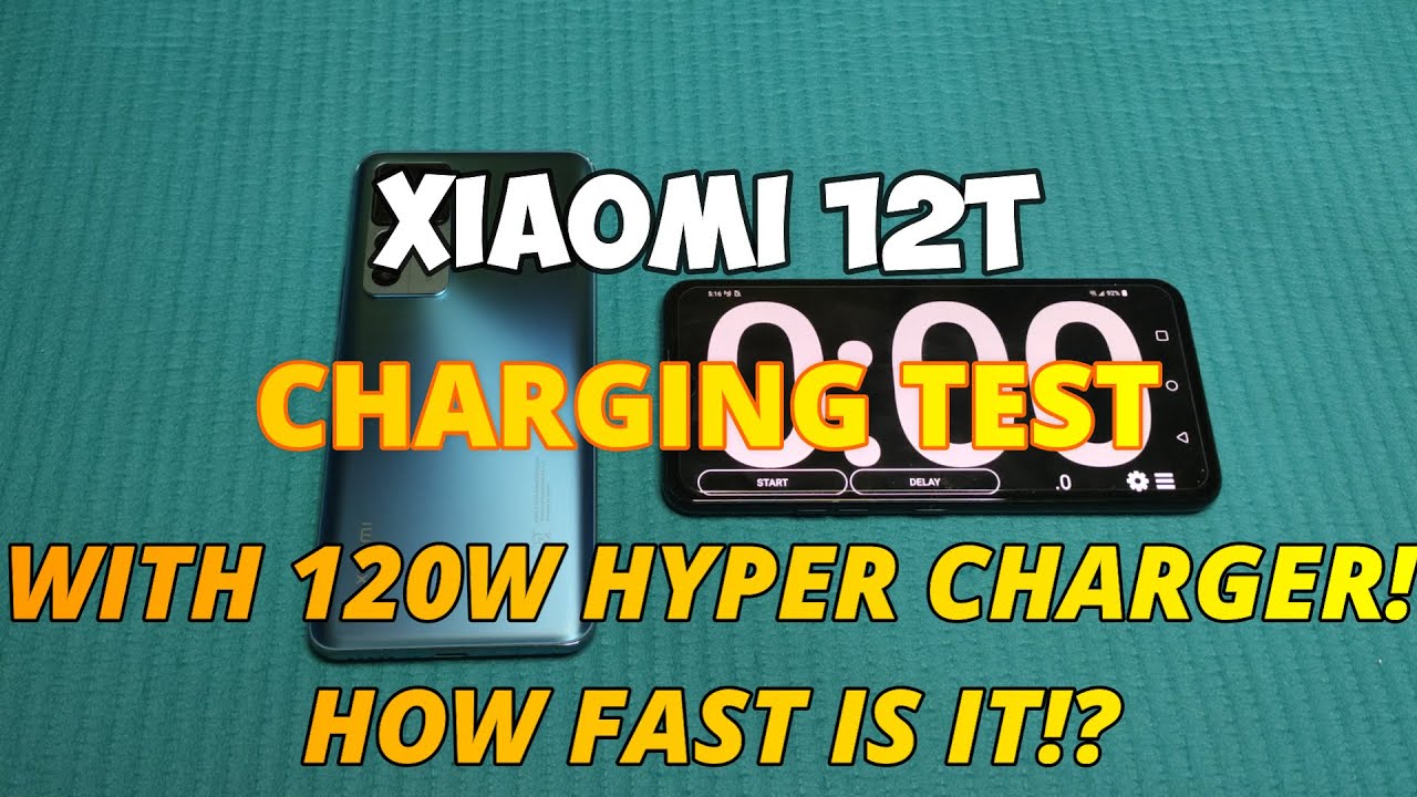 Xiaomi 12T 120W Battery Charging - YouTube
