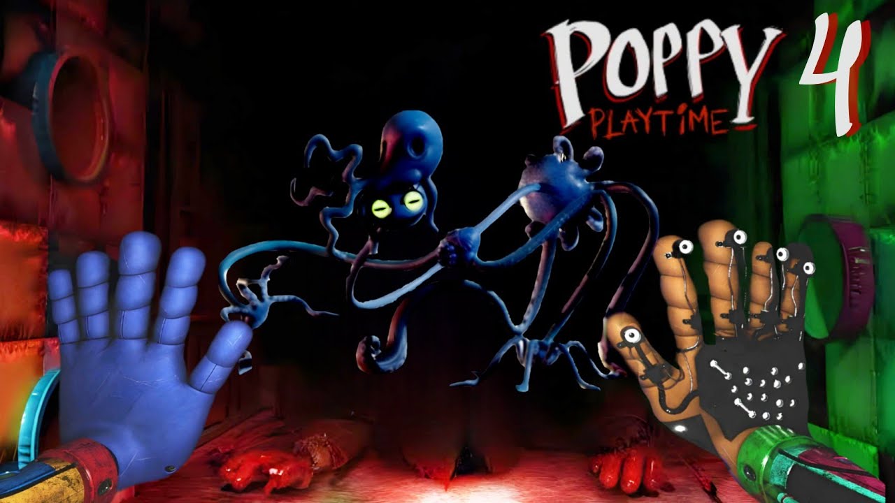 Poppy Playtime Chapter 4 Octopus Daddy Long Legs | Poppy playtime ...