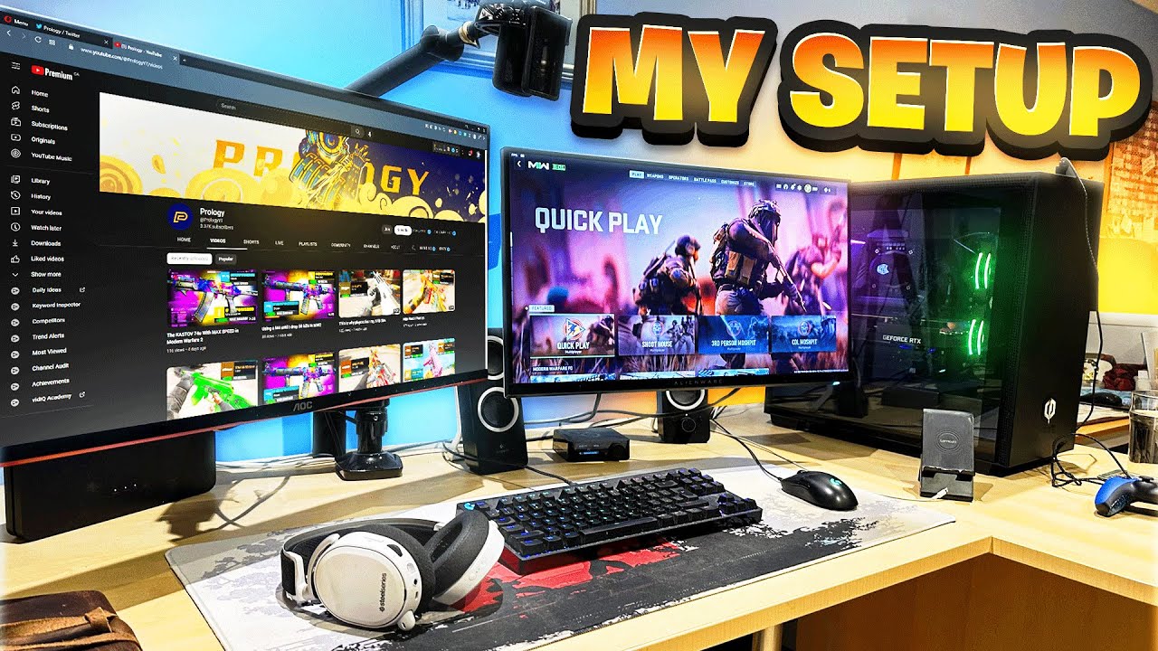 A Content Creators £4000 Gaming Setup/Room Tour - YouTube