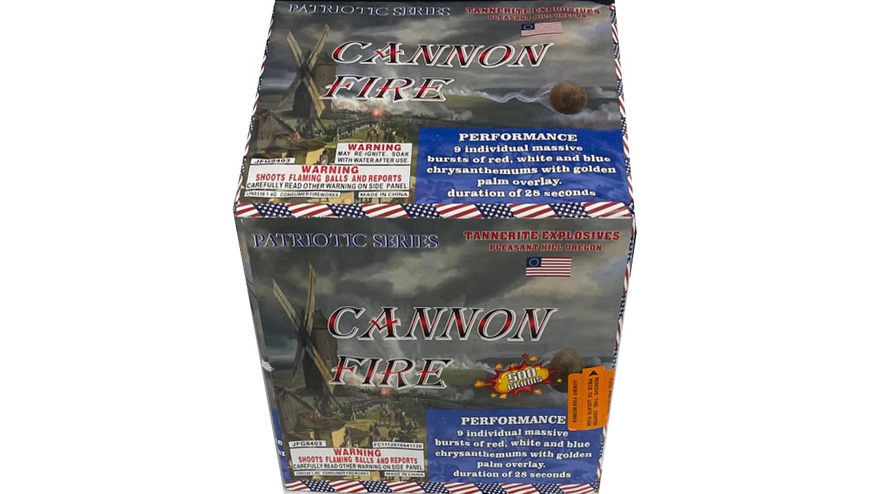 Cannon Fire By Tannerite Fireworks - YouTube