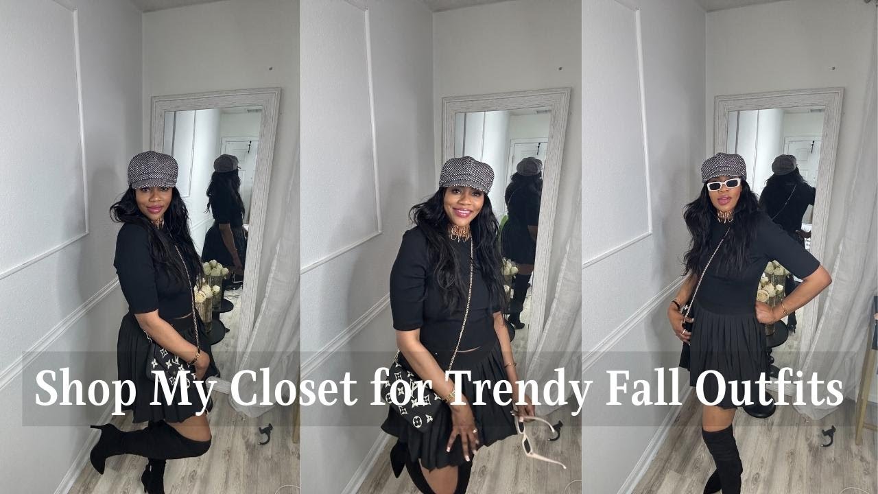 Weekly Vlog: Shop My Closet for Trendy Fall Outfits | Winter Outfit Try ...