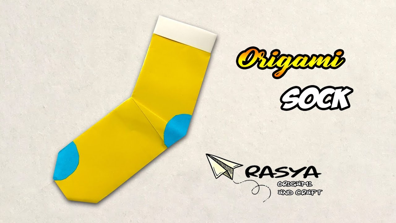 How to make Origami Sock - YouTube