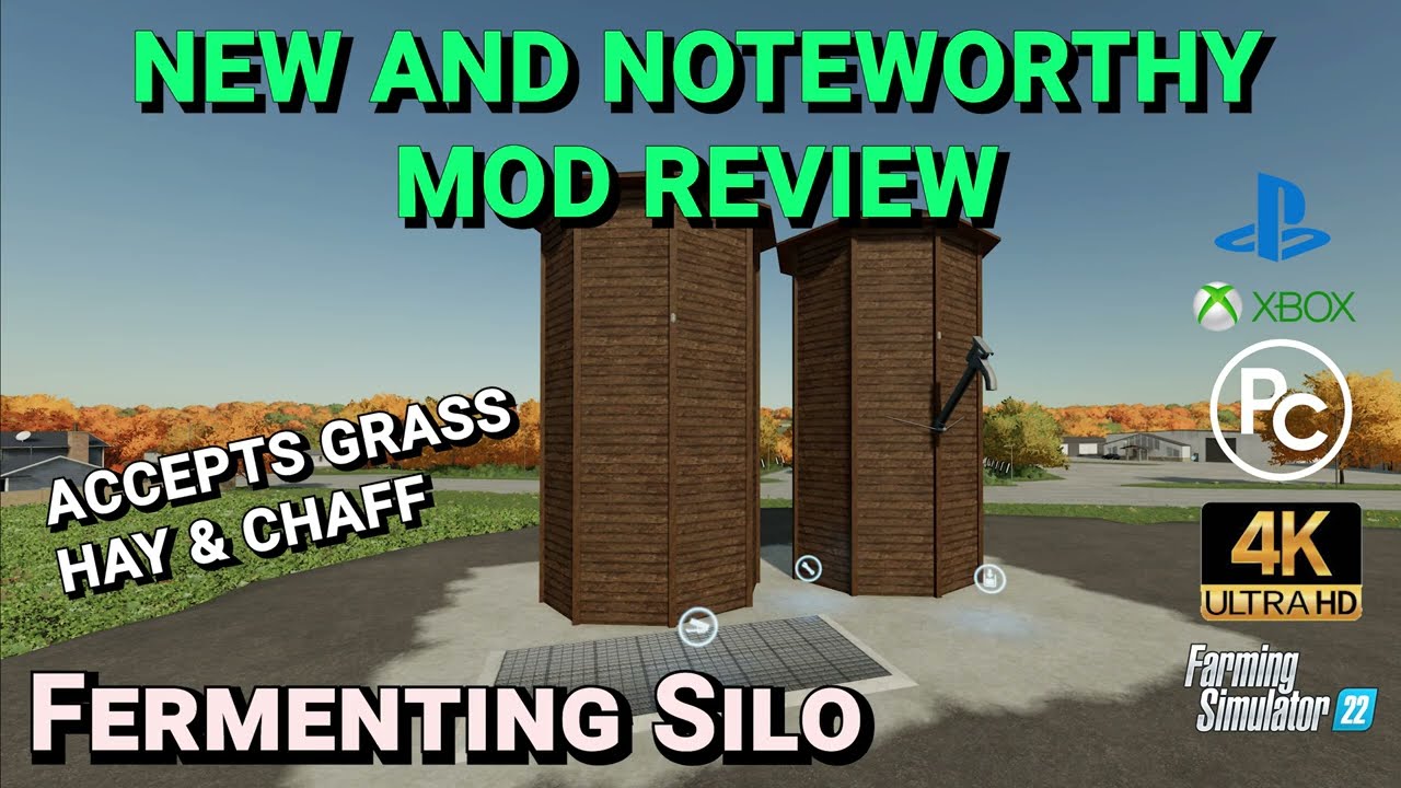 Fermenting Silo | Mod Review | Farming Simulator 22 - YouTube