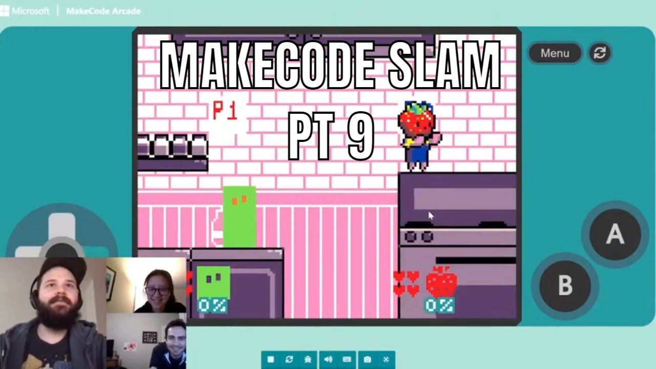 MakeCode Slam Pt. 9 - MakeCode Arcade Advanced - YouTube