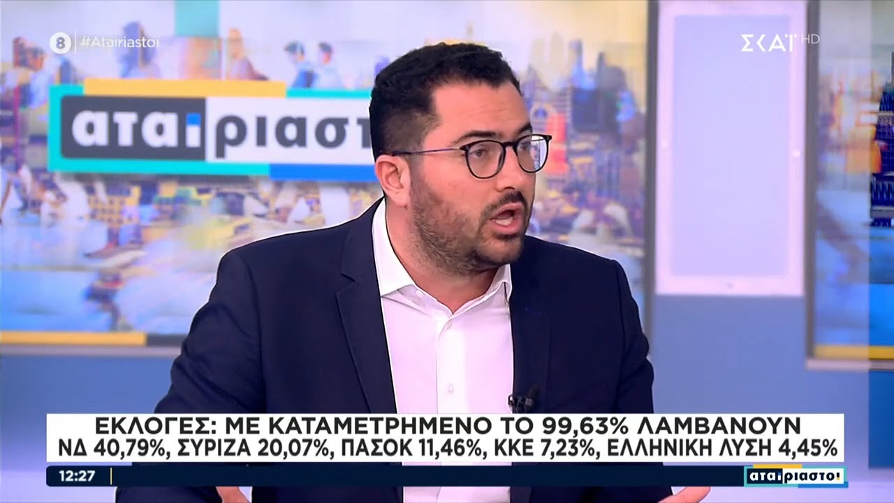 Ο Ανδρέας Σπυρόπουλος στον ΣΚΑΪ | 22.05.23 - YouTube