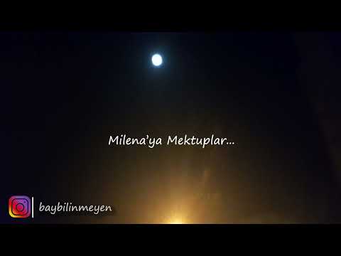 FRANZ KAFKA - MİLENA'YA MEKTUPLAR...