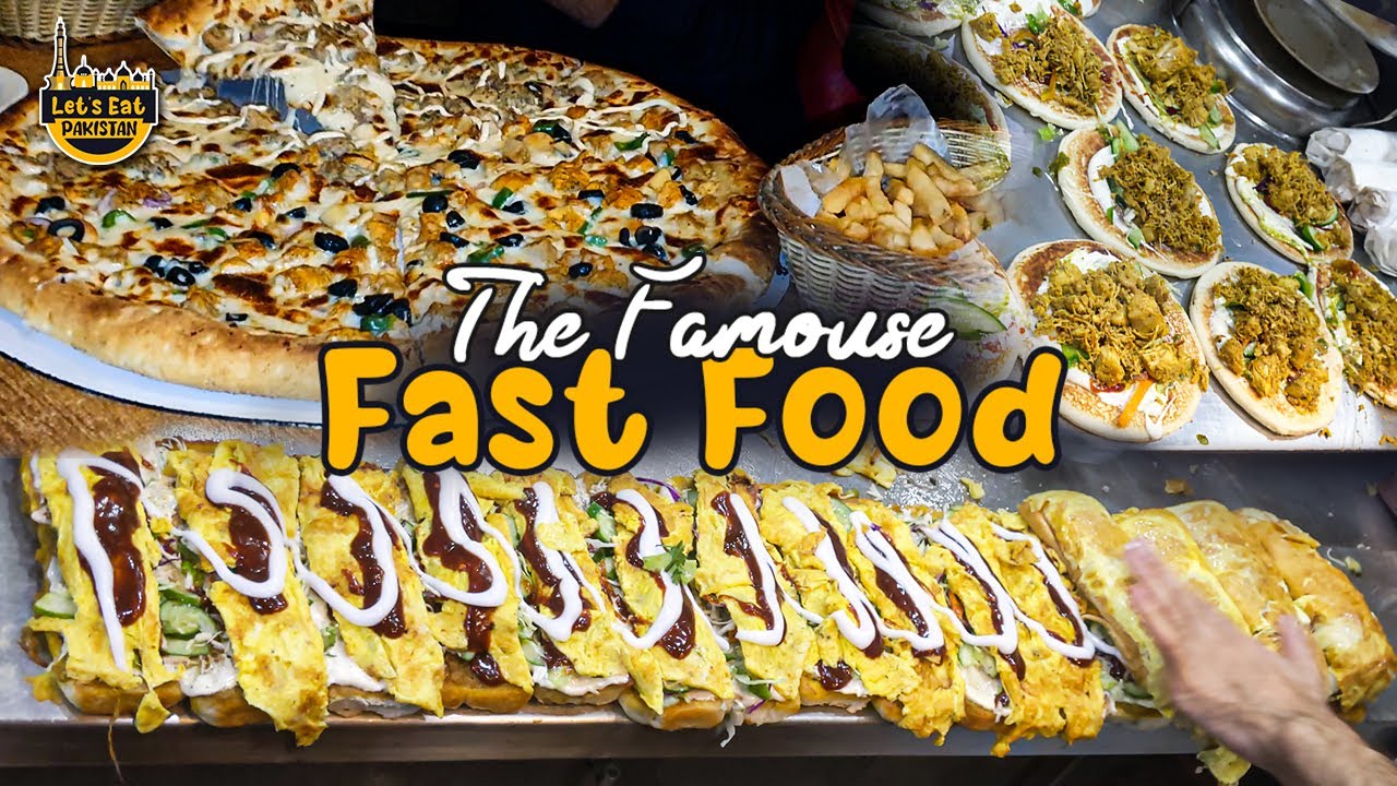 M21 GIANT PIZZA Making & High Quality KHAN BURGERS Of Basi Mor ...