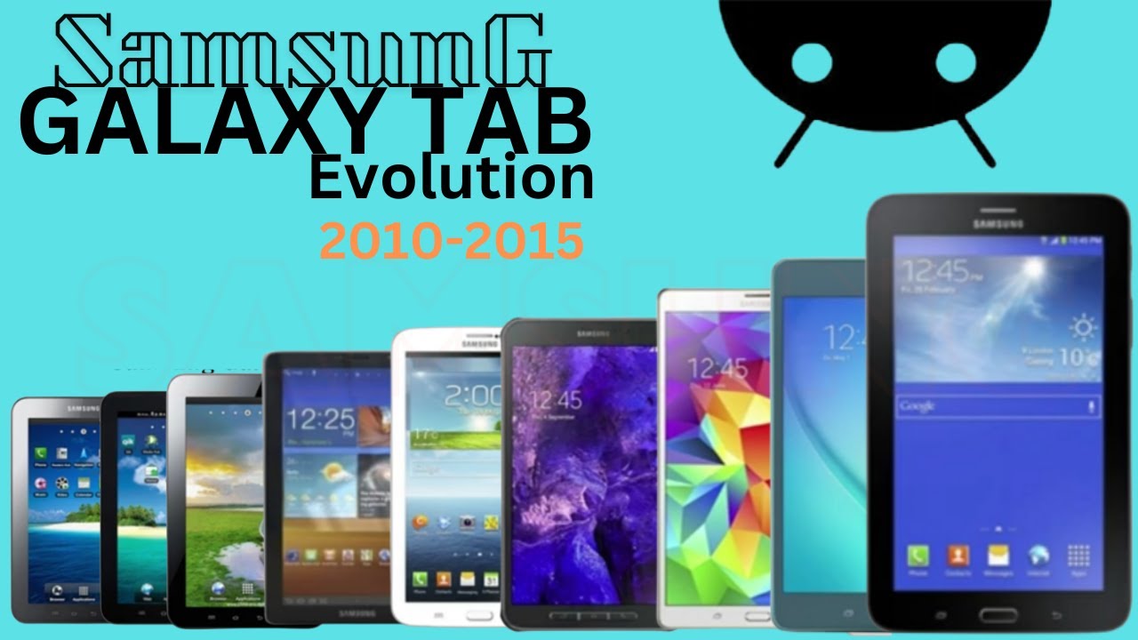 Evolution of Samsung Galaxy Tab Series | Galaxy Transformers - YouTube