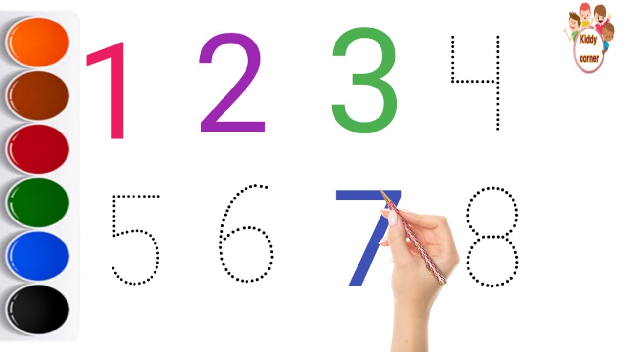 123 Counting Numbers | 1234 Numbers Songs | Write and Read Numbers ...