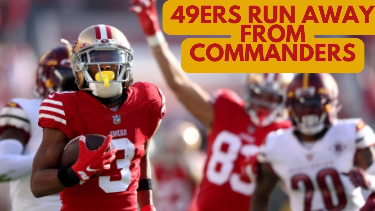 49ers Win vs Commanders Now at 8 Wins In a Row - YouTube