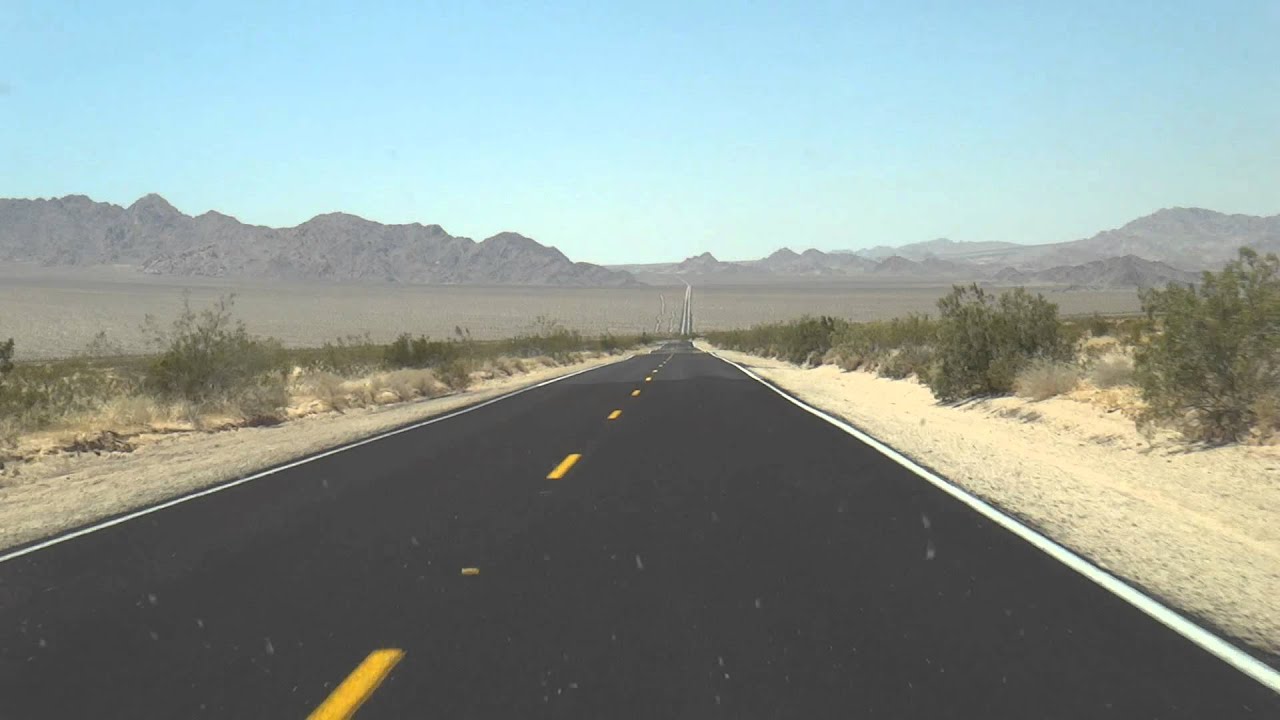 Highway 111 from Desert Center to Twentynine Palms - YouTube