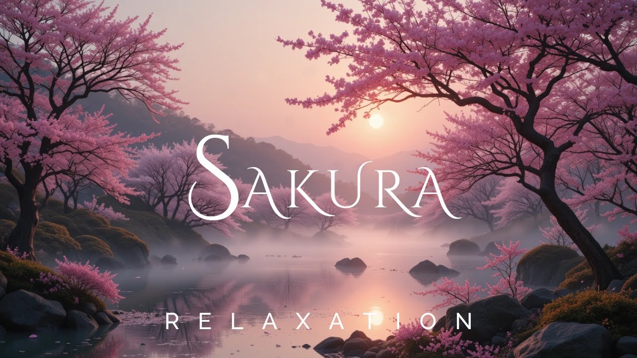 🌸 SAKURA | Relaxing Music – Spring Vibes & Sakura Petals in the Wind ...