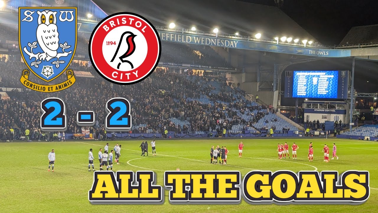 SWFC vs Bristol City | All the goals from the stands | 22nd January ...