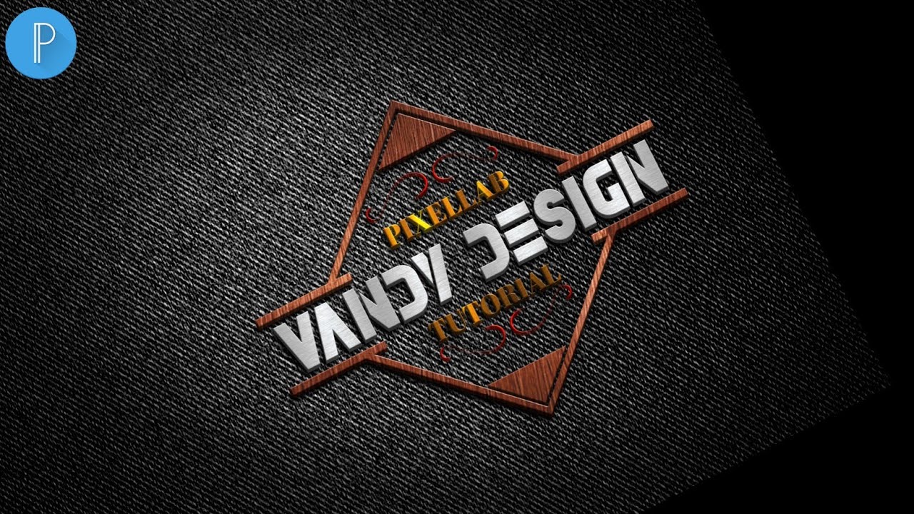 Amazing 3d logo Design on pixellab-Vandy Design - YouTube