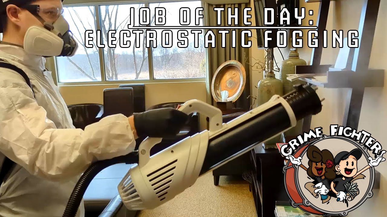 Electrostatic Disinfecting Fogging Service - YouTube
