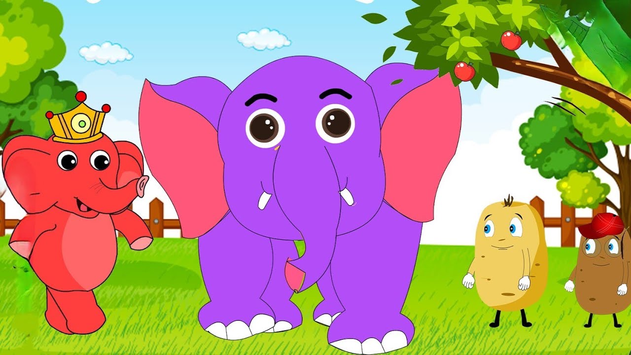 एक मोटा हाथी , हाथी राजा कहाँ चले , आलू कचालू | Hindi Nursery Rhymes ...