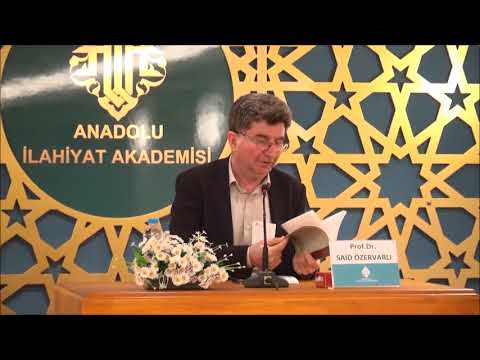 Prof. Dr. Mehmet Said Özervarlı \