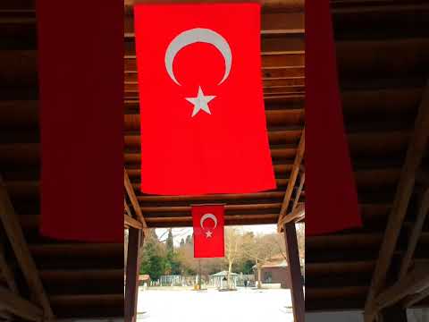 Dalgalanan şanlı Türk bayrakları
