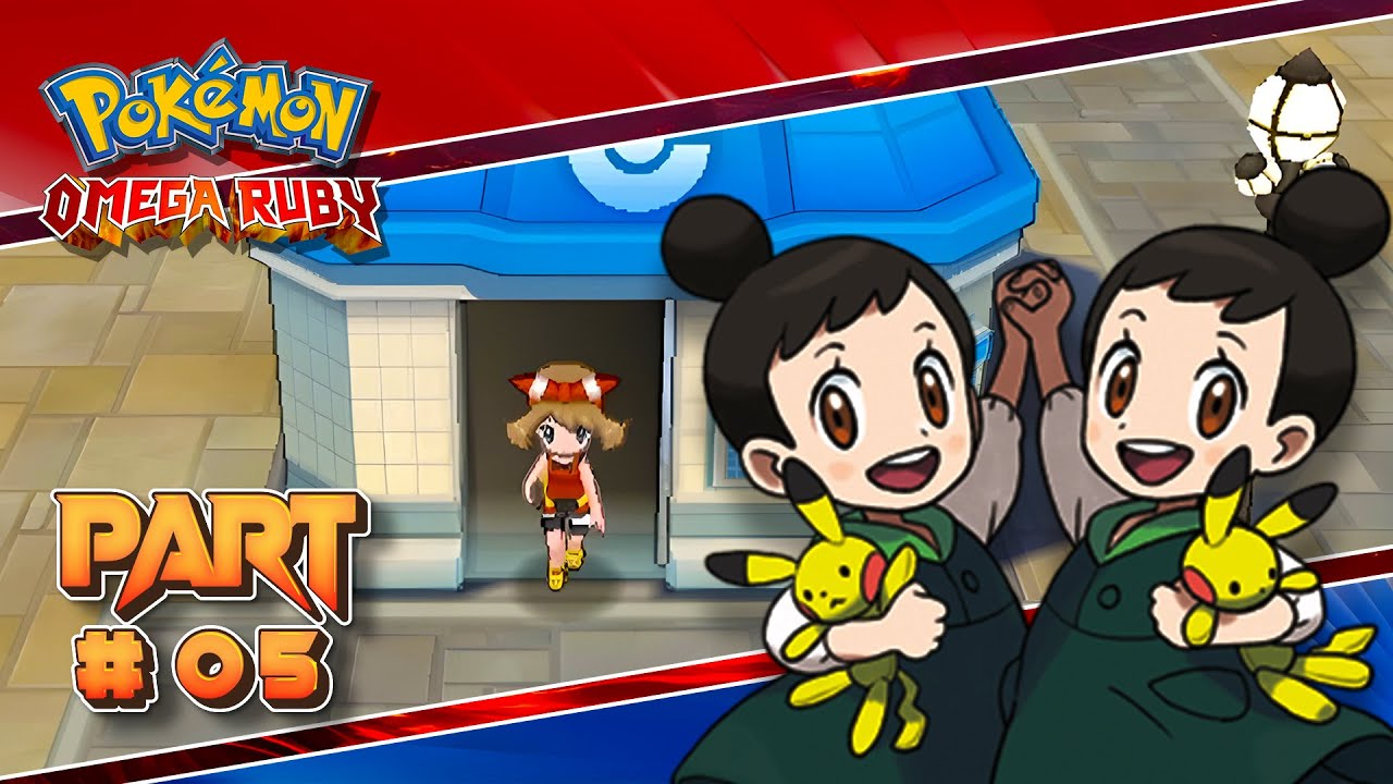 Pokémon Omega Ruby |PART 5| : Epic Fight! Battling A Rival Trainer In ...