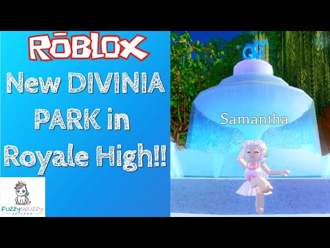 New DIVINIA PARK in Roblox Royale High!! - YouTube