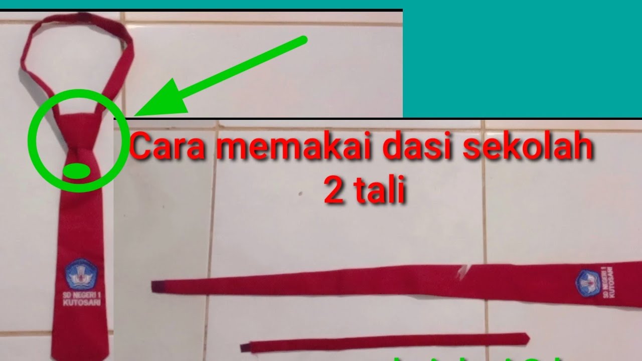 Cara memakai dasi SD mudah dan simple cara#memakai #dasi - YouTube