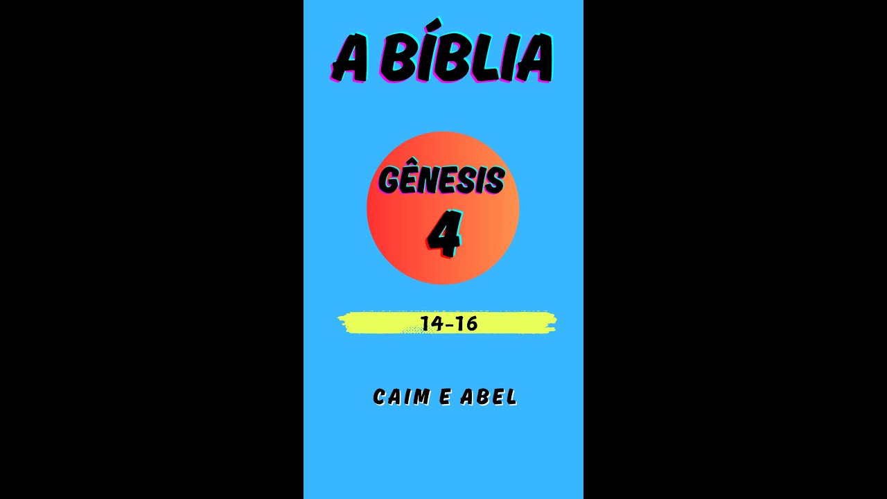 A B blia G nesis 4 14 16 Caim E Abel YouTube