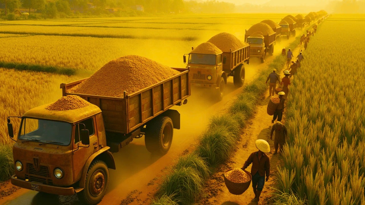 🍚 HOW RICE is MADE | From PADDY FIELDS to Your PLATE - YouTube