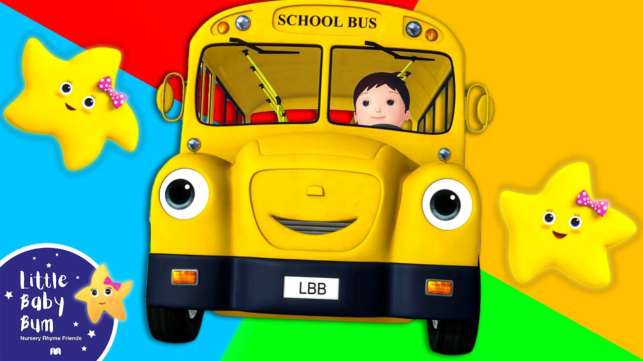 Wheels on the school Bus | 3D Vehicle song | | 🚌Wheels on the BUS Songs ...