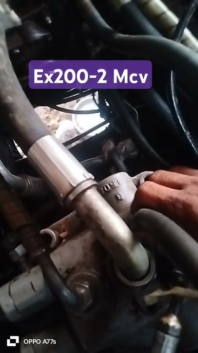 installation Hydraulic hose MCV ex200-2 new Recondition main control valve 🇵🇭 - YouTube