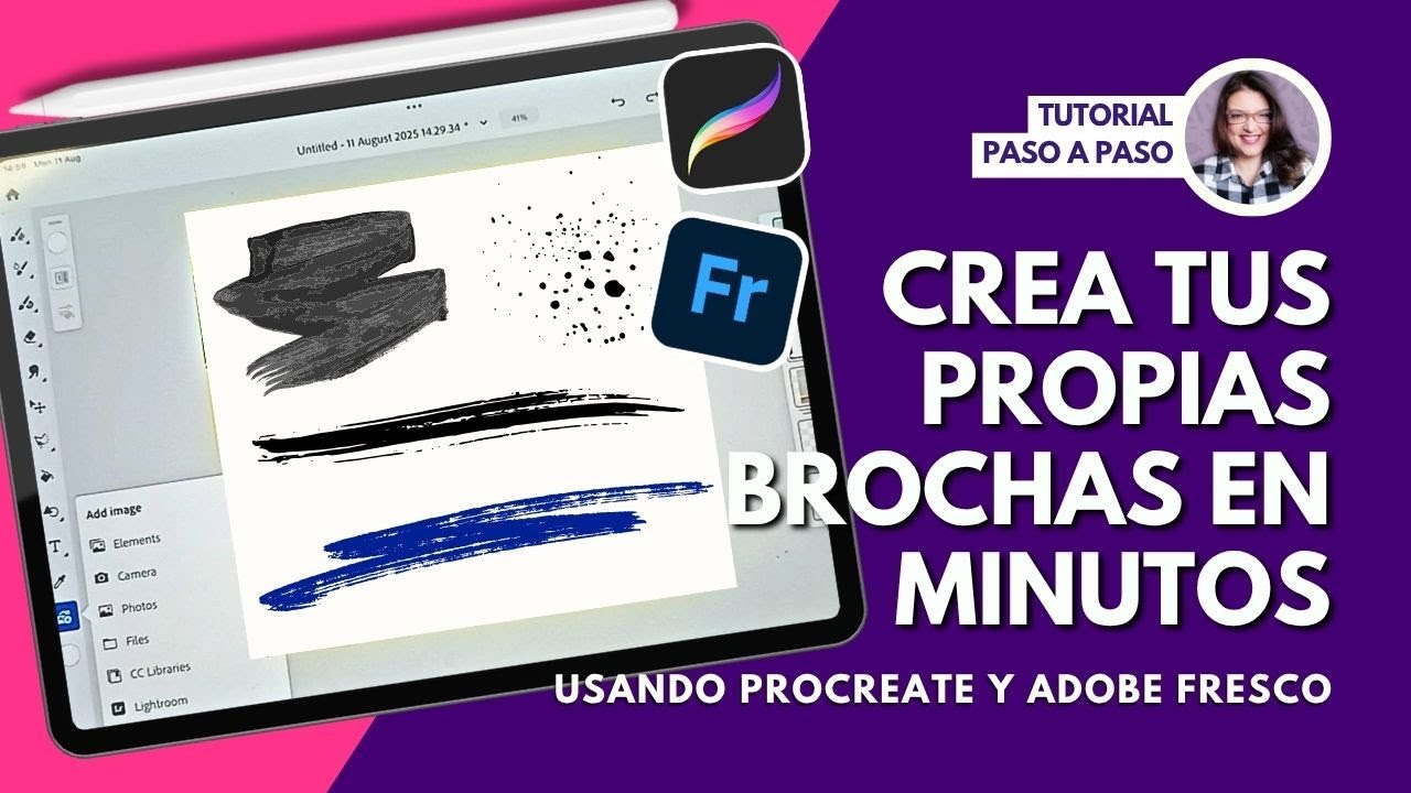 🖌️ Crea tus propias BROCHAS o PINCELES en Procreate y Adobe Fresco ...