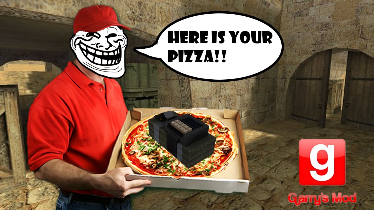 Here is your pizza!! (Garry's Mod/Sandbox) - YouTube