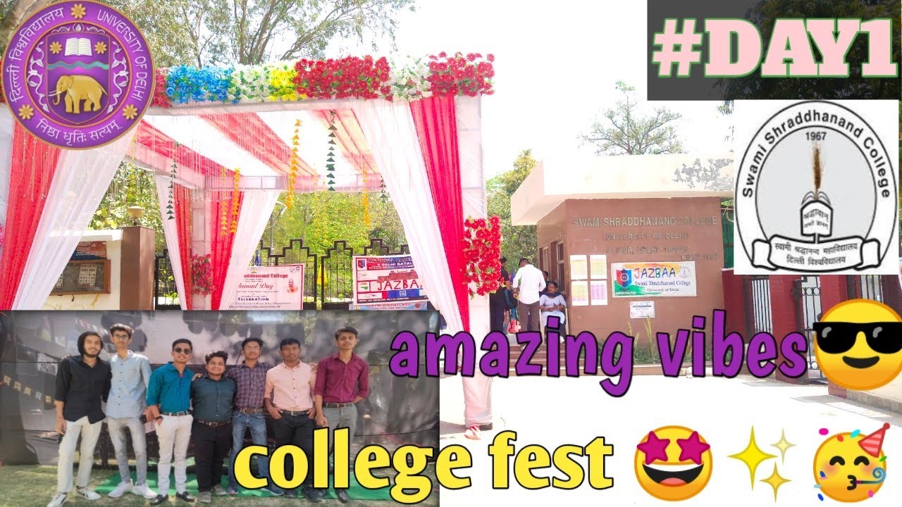 Delhi University fest 2023 🥳|swami Sharadhanand college|#du_fest|# ...