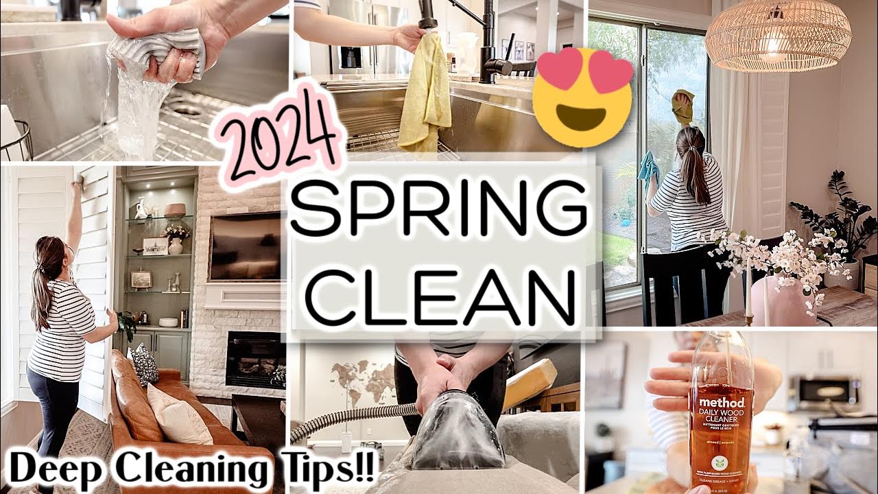 SPRING CLEANING MOTIVATION 2024 :: Real Life Spring CLEAN WITH ME... so satisfying!! - YouTube
