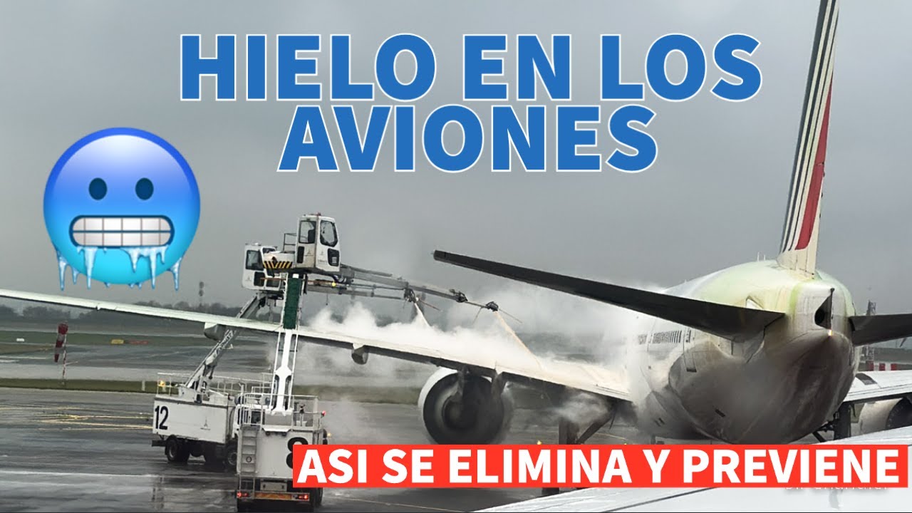 ️ AVIONES CON HIELO 🥶: ASÍ SE PREVIENE EN LOS AEROPUERTOS ANTES DEL ...