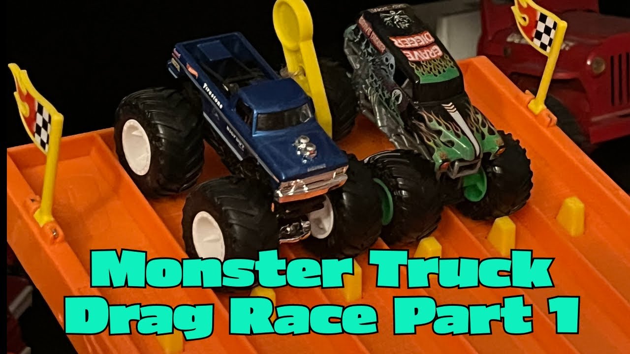 Monster Truck Drag Racing Part 1 - YouTube