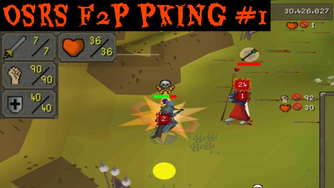 OSRS F2P PKING IRONMAN WITH 40 DEF *OP BUILD* EPISODE 1 - YouTube