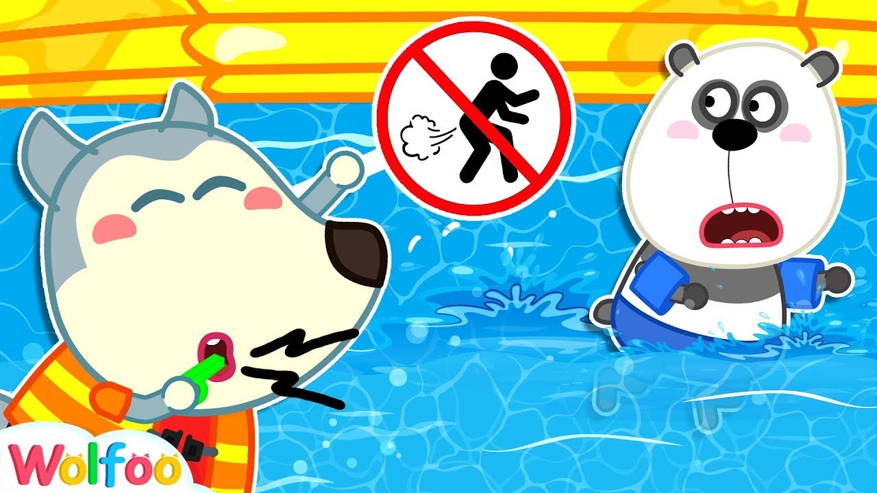 No No Breaking the Pool Rules! - Wolfoo Learns Good Manners for Kids ...
