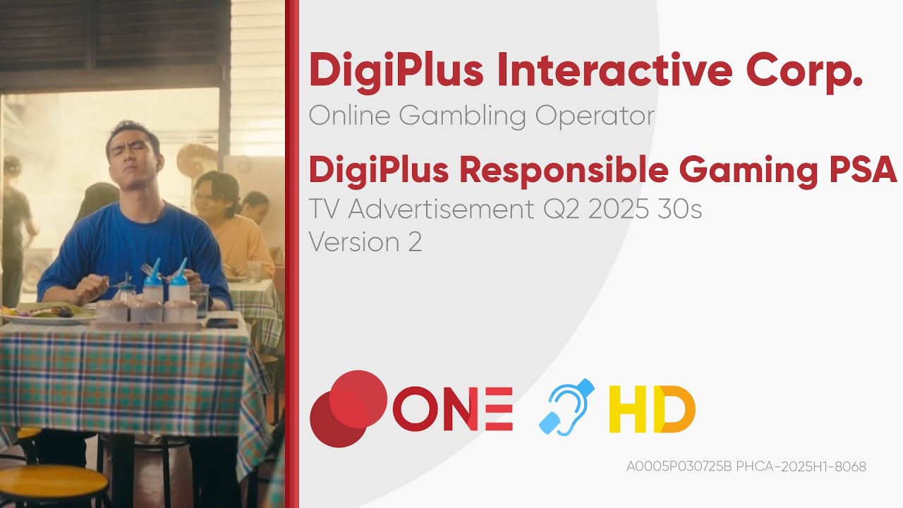 DigiPlus Interactive Responsible Gaming PSA TV Ad Q2 2025 30s (Philippines, Version 2) [CC/HD ...