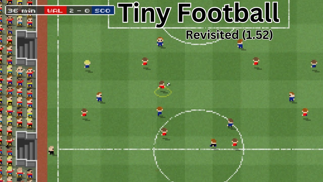 Tiny Football: I revisited the old school top down football game - YouTube