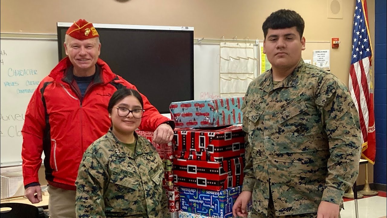 CPS Marine Leadership Academy & Young Marines deliver care packages to ...