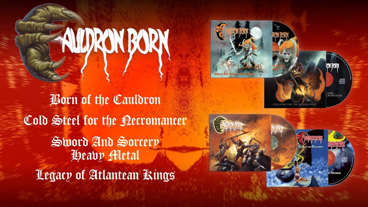 CAULDRON BORN 4 Digipack CD Releases 2025 - Teaser Video - YouTube