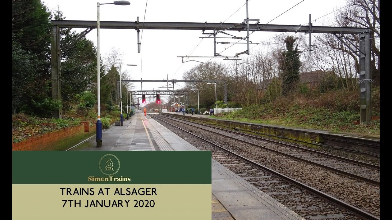 Trains at Alsager (7th January 2020) - YouTube