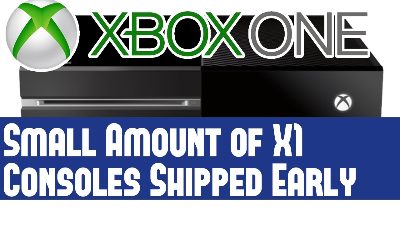 Xbox One News - A "Small Amount" Of X1 Consoles Shipped Early By Target ...