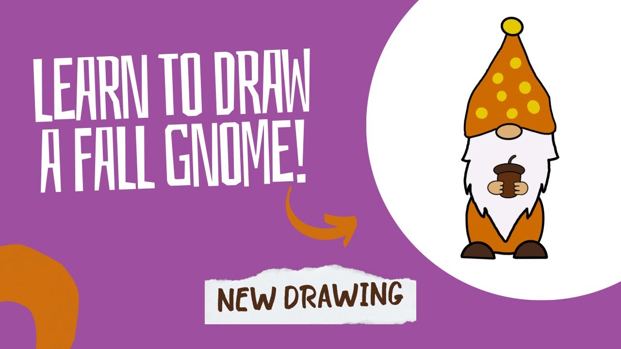 How to Draw.. A Fall Gnome! - YouTube