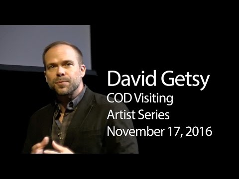 Visiting Artist Series: David Getsy - YouTube