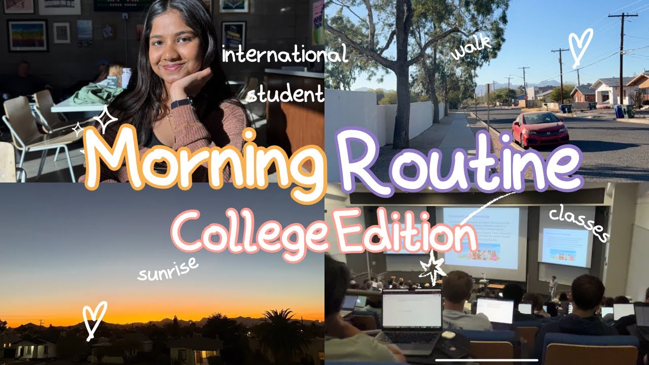 College Morning Routine of an International Student in USA | University ...