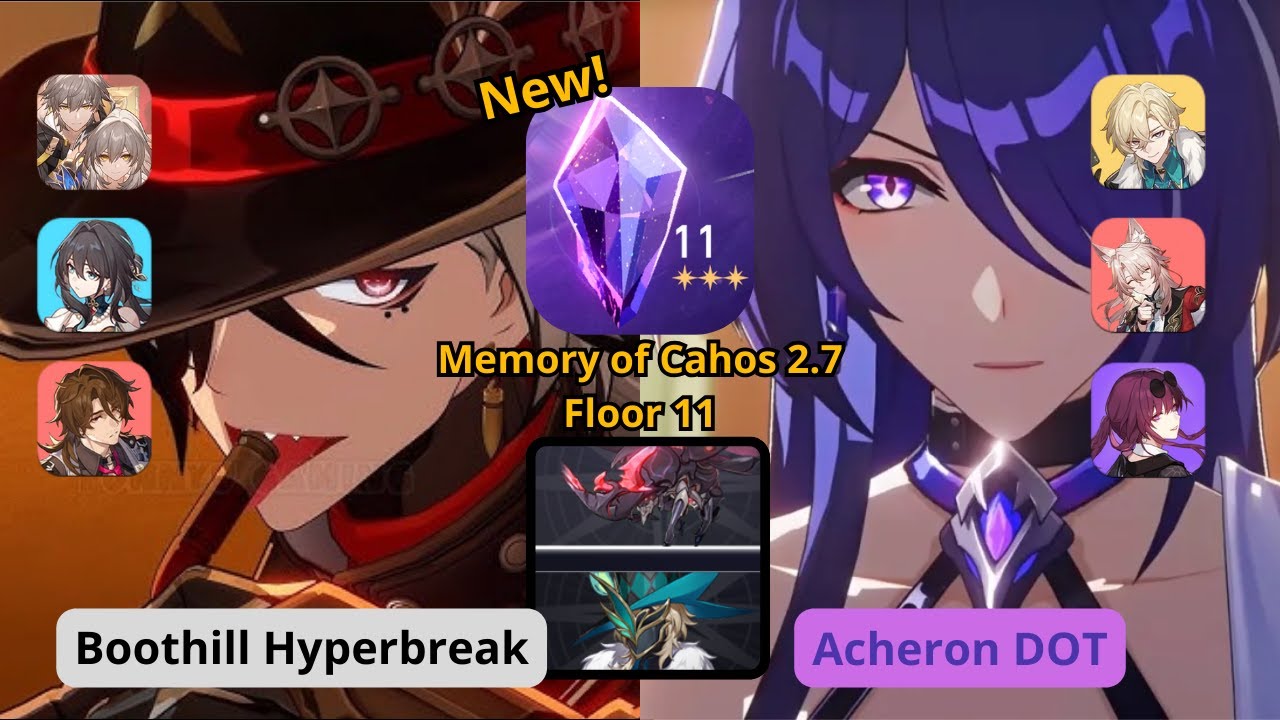 F2P Team Boothill + Acheron x Kafka - MOC 2.7 Floor 11 - YouTube
