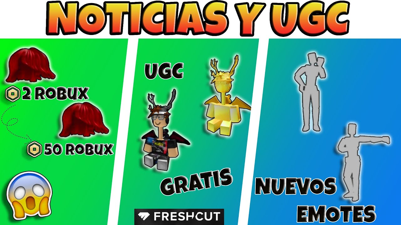 👉NOTICIAS,UGC LIMITED CON PREMIO 🤑 CAMBIOS EN ROBLOX Y NUEVOS EMOTES ...