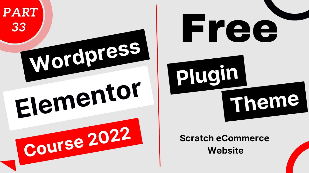 How to build an eCommerce website from scratch with free plugins and ...