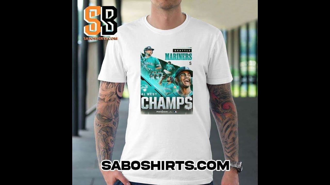 Congratulations Seattle Mariners AL West Champions 2025 T-Shirt ...